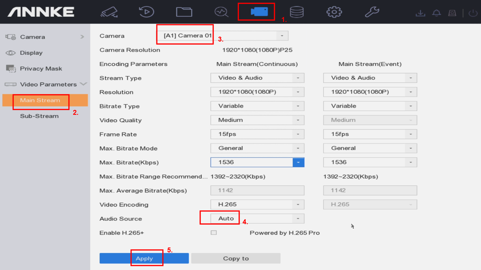 Annke Vision - How to Make The Cameras Record Audio? (AI Detection DVR ...