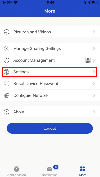 ANNKE VISION - How to Set Up Push Function of Motion Detection for ...