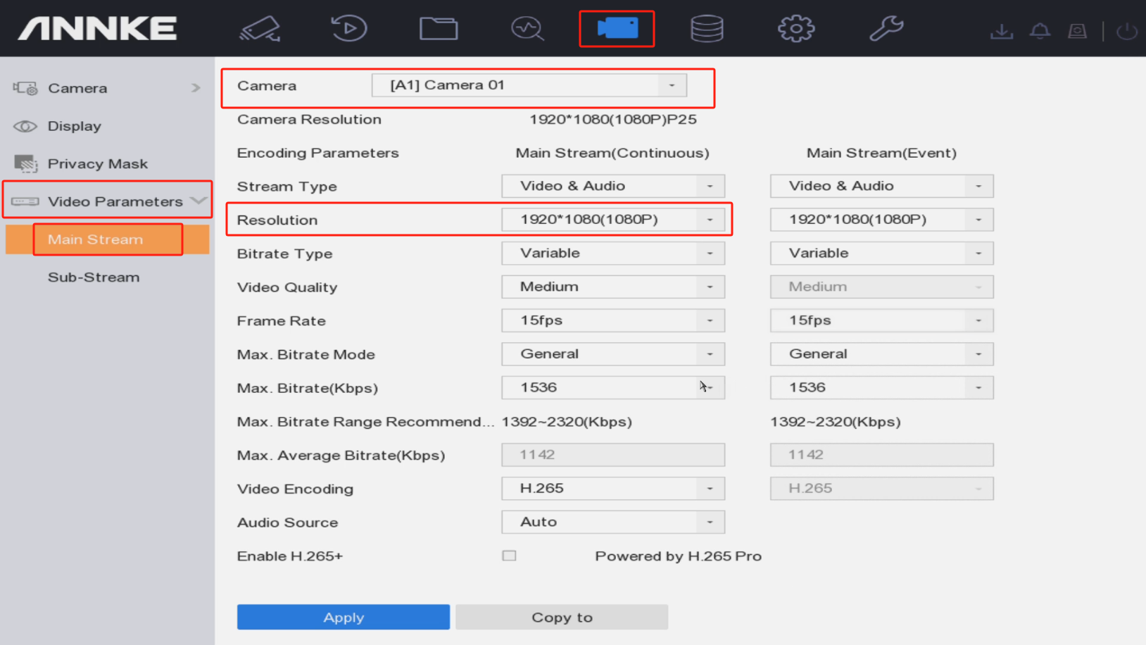 What can we do if there is no camera view showed up on the monitor ...