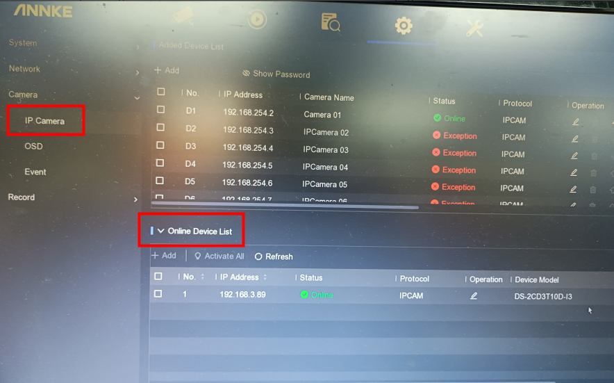 Annke Vision-How to Connect Third-Party Camera to ANNKE NVR by ONVIF ...