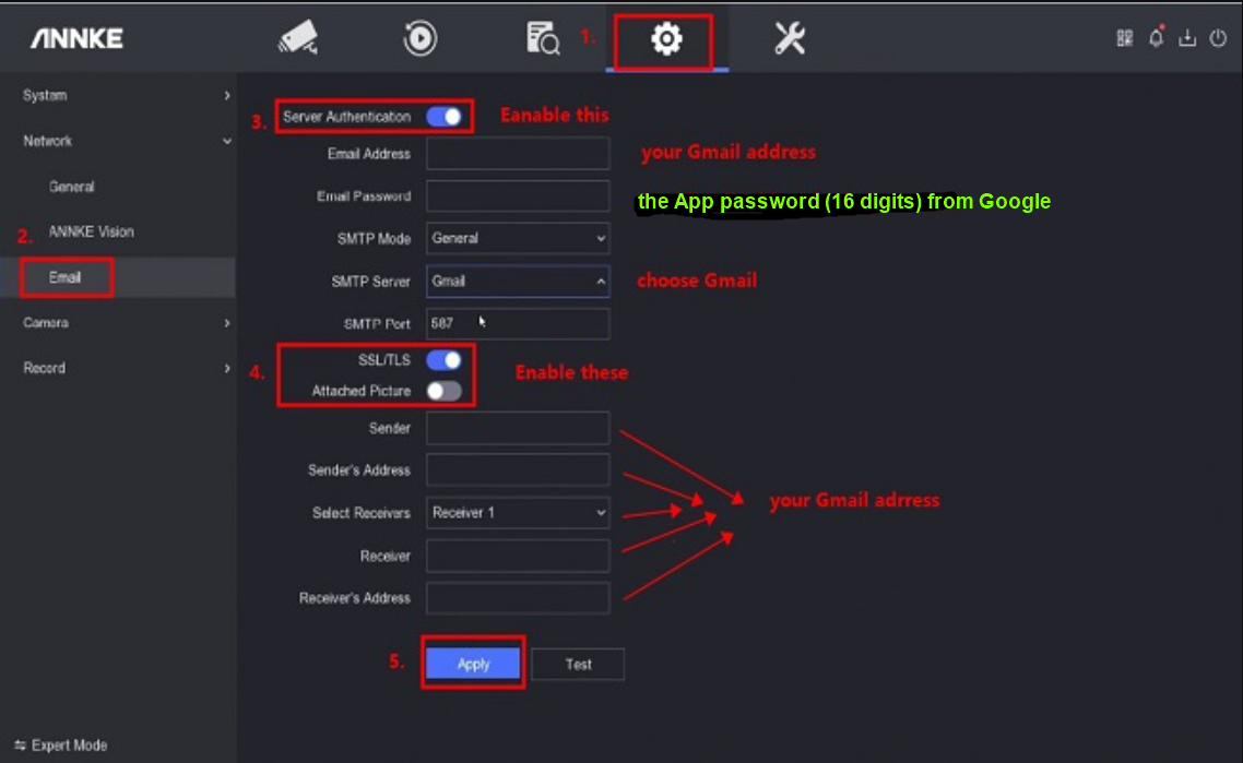 Annke Vision - How to Set up Email Notifications?(H800 series) – ANNKE ...